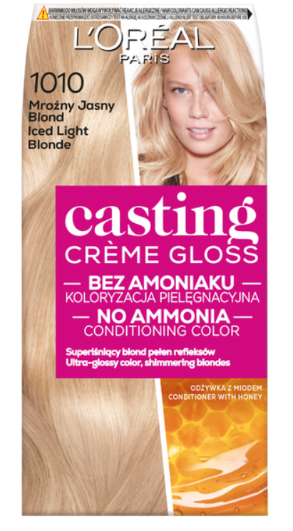 L'Oreal Paris Casting Creme Gloss Haarfarbe 1010 Helles Eisblond | NEWS Schönheit \ Schönheit ...
